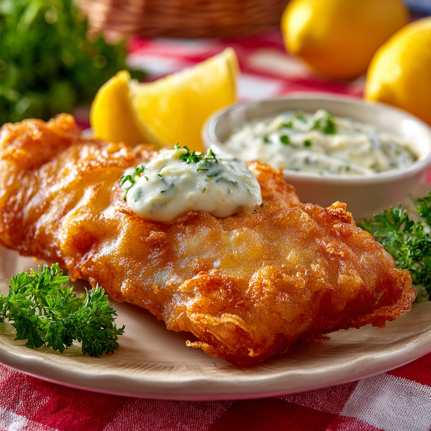 Beer-Battered Cod with Homemade Tartar Sauce – Grandmother's Closet