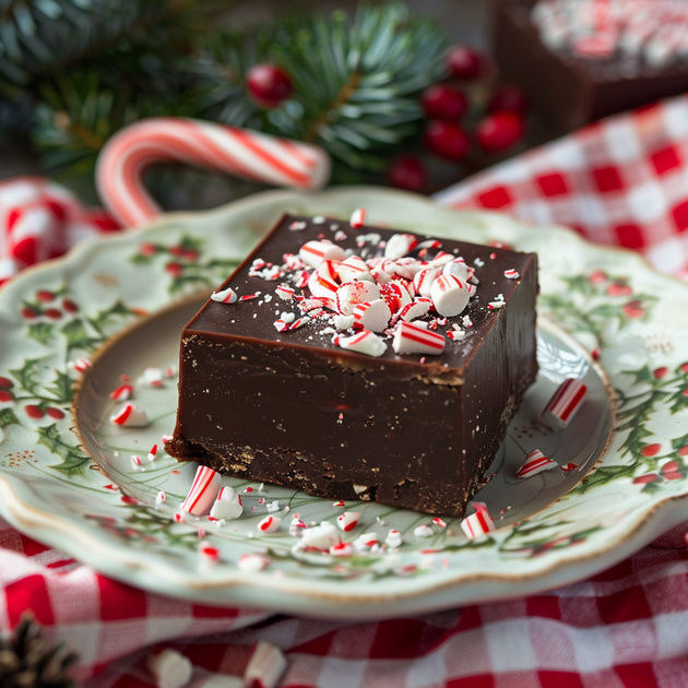 Dark Chocolate Peppermint Fudge – Grandmother's Closet